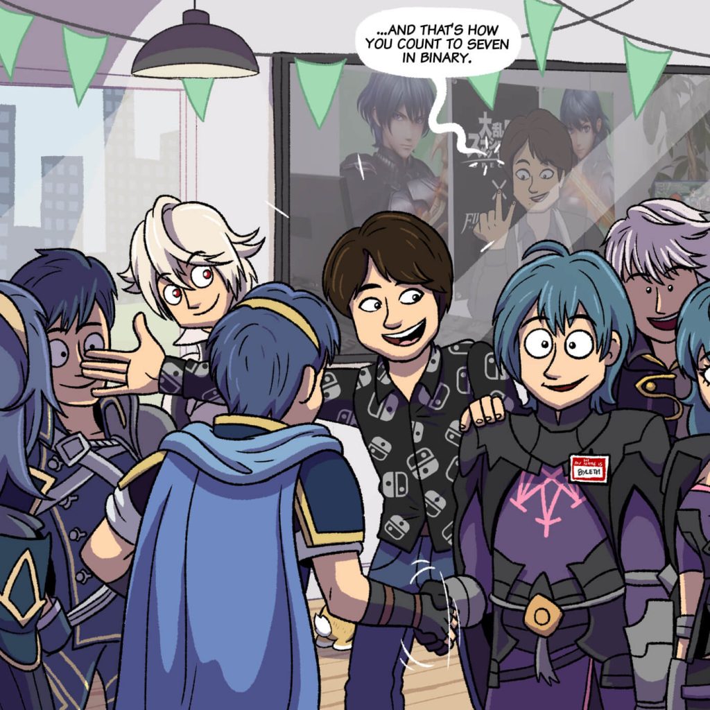 Binary Byleth (Everyone is Home) – Wooden Plank Studios