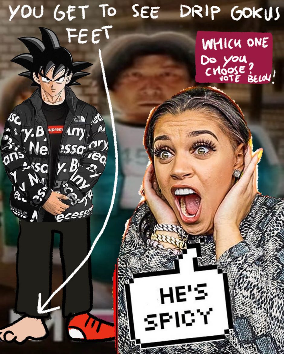 185: Sans undertale feet or drip Goku feet – Wooden Plank Studios