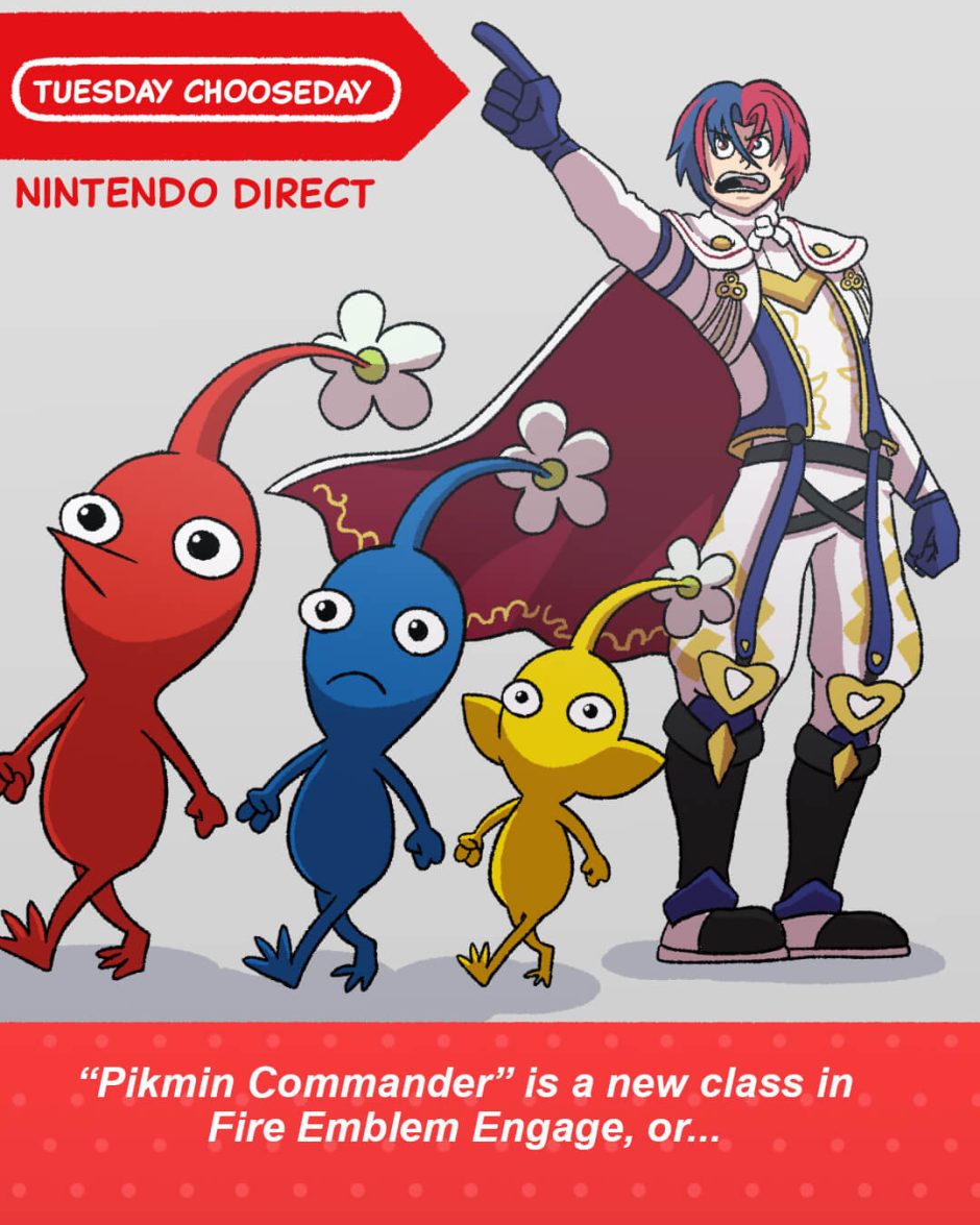 218: Pikmin in Fire Emblem, Koroks in Pikmin, or Falchion in Zelda ...