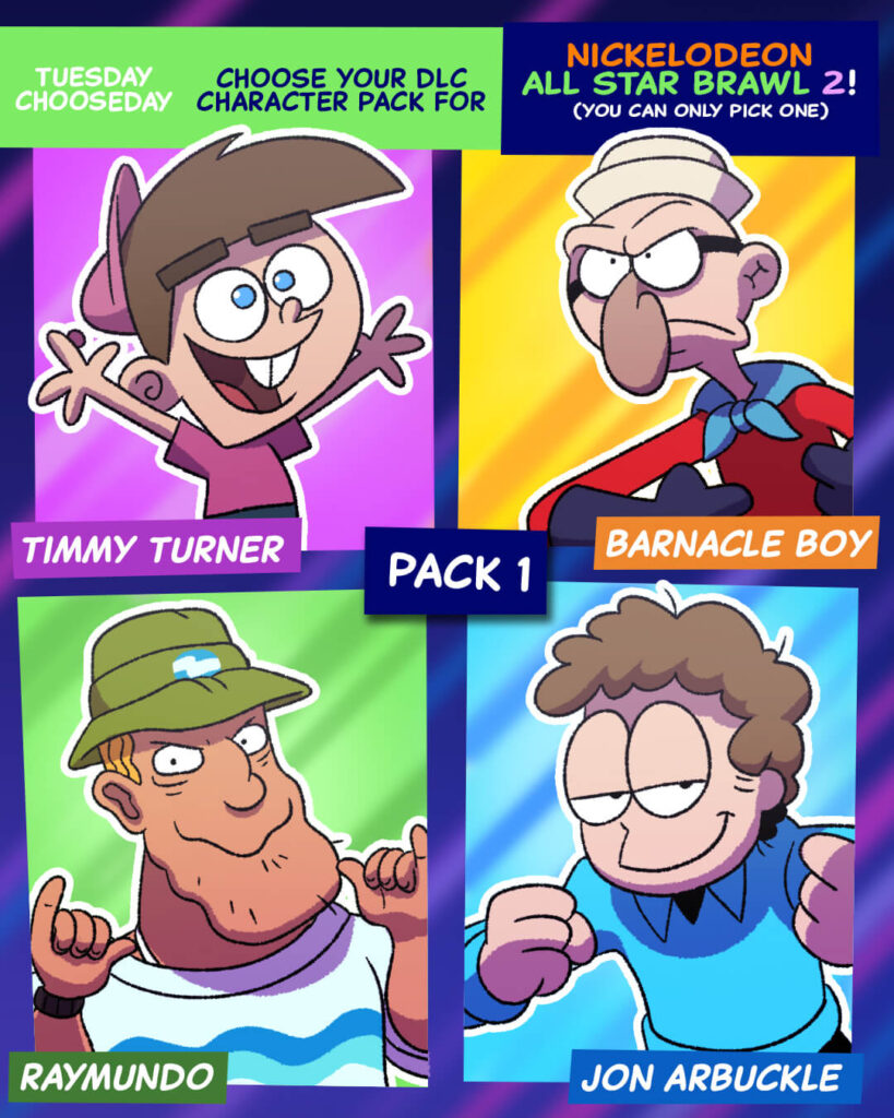 272: Choose your Nickelodeon All-Star Brawl 2 DLC pack! – Wooden Plank ...